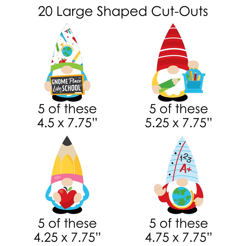 School Gnomes Teacher and Classroom DIY Decorations - Etsy