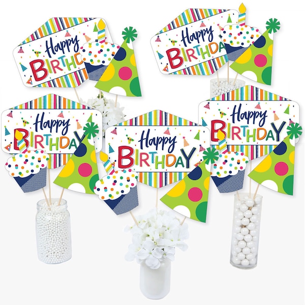 Happy Birthday Table Signs - Etsy