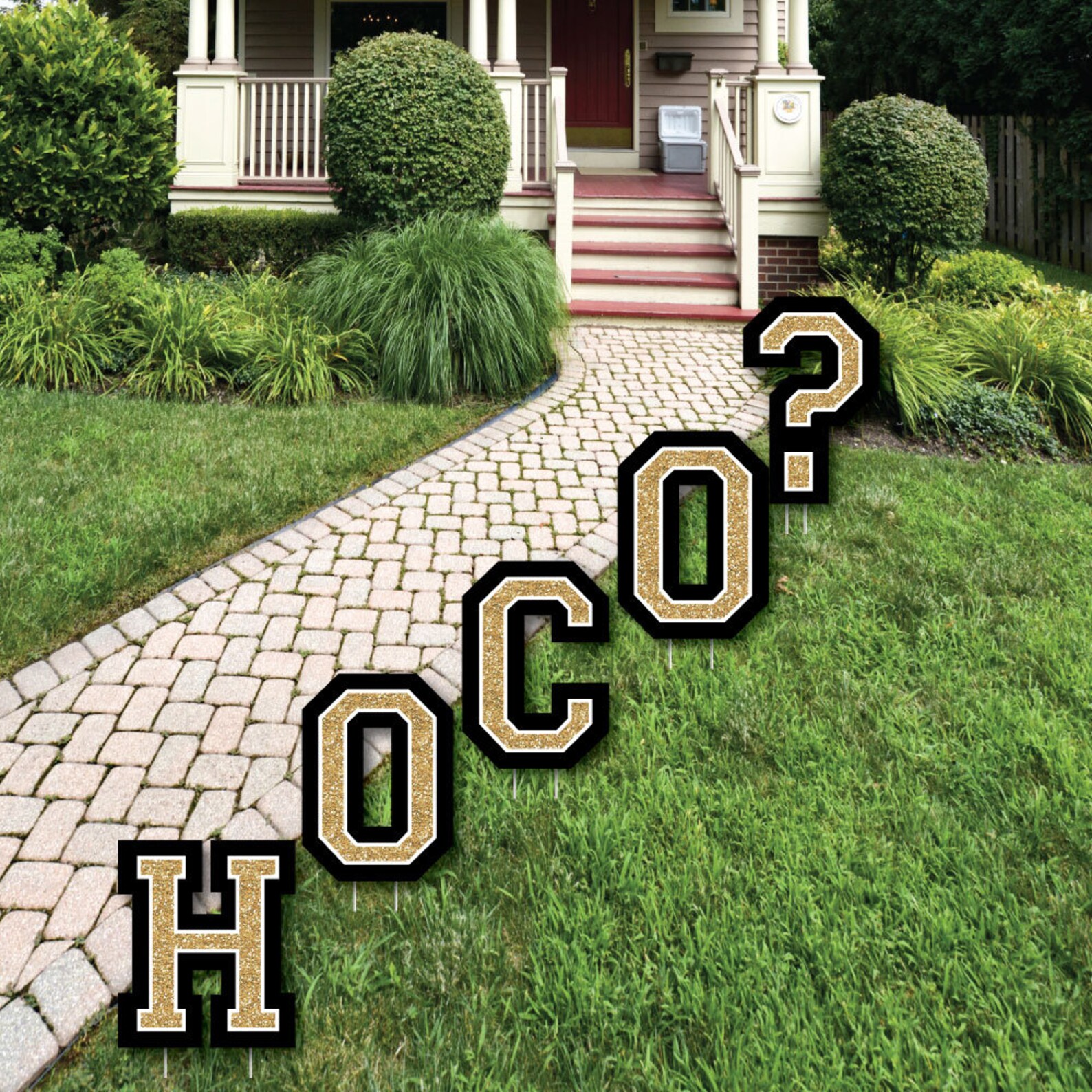 HOCO Dance - Proposal Yard Signs - HOCO? - Yard Sign Outdoor Lawn ...