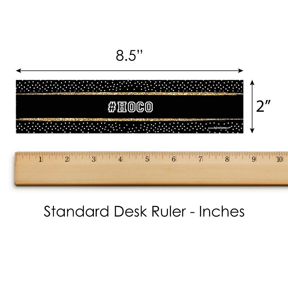 HOCO Dance Water Bottle Sticker Labels Homecoming - Etsy