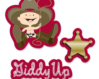 Cowboy Cut Outs | Etsy