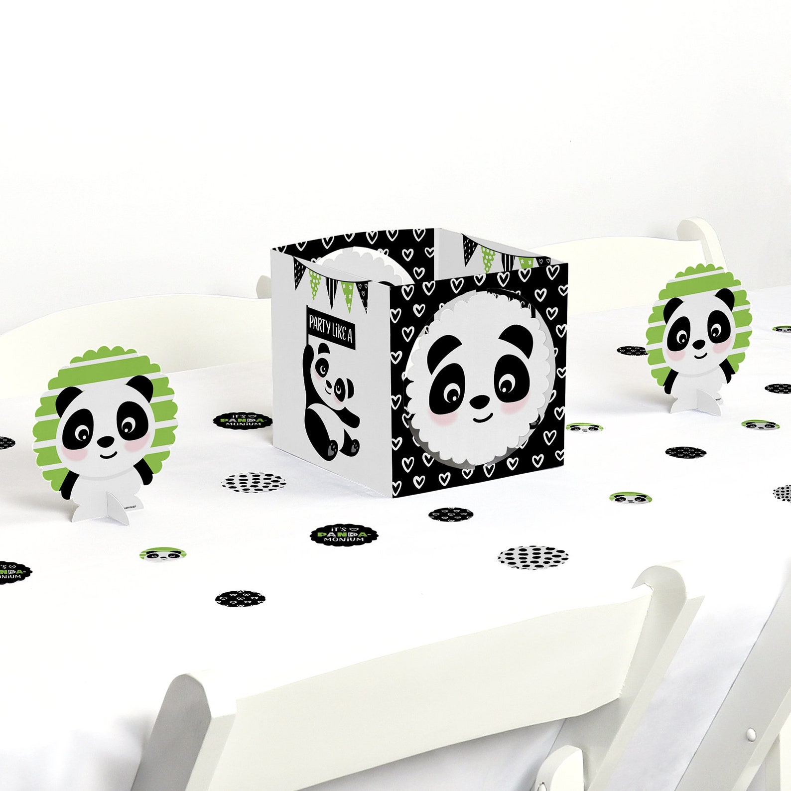 Party Like a Panda Bear - Centerpiece & Table Decoration Kit - Panda ...