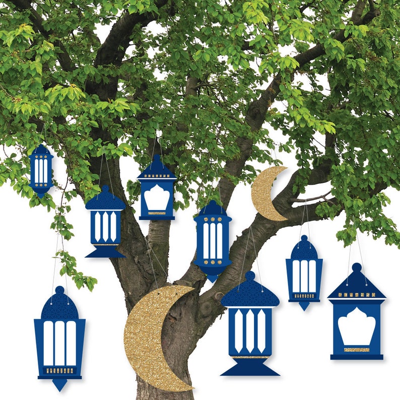 Hanging Ramadan Outdoor Eid Mubarak Porch & Tree Decorations - Etsy