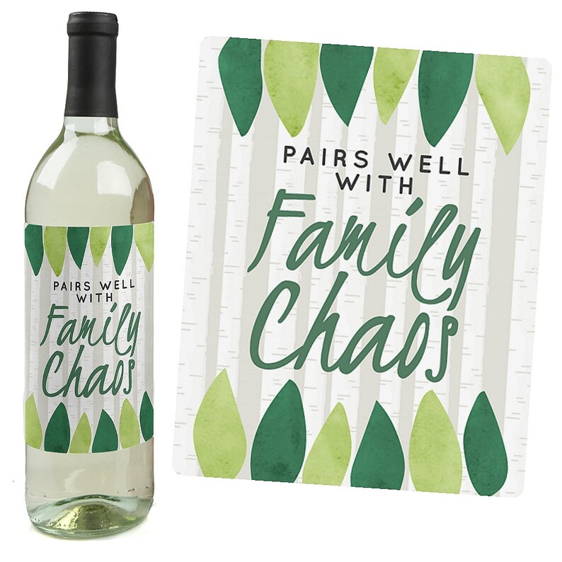 Family Tree Reunion - Wine Bottle Labels for Family Gatherings Parties ...