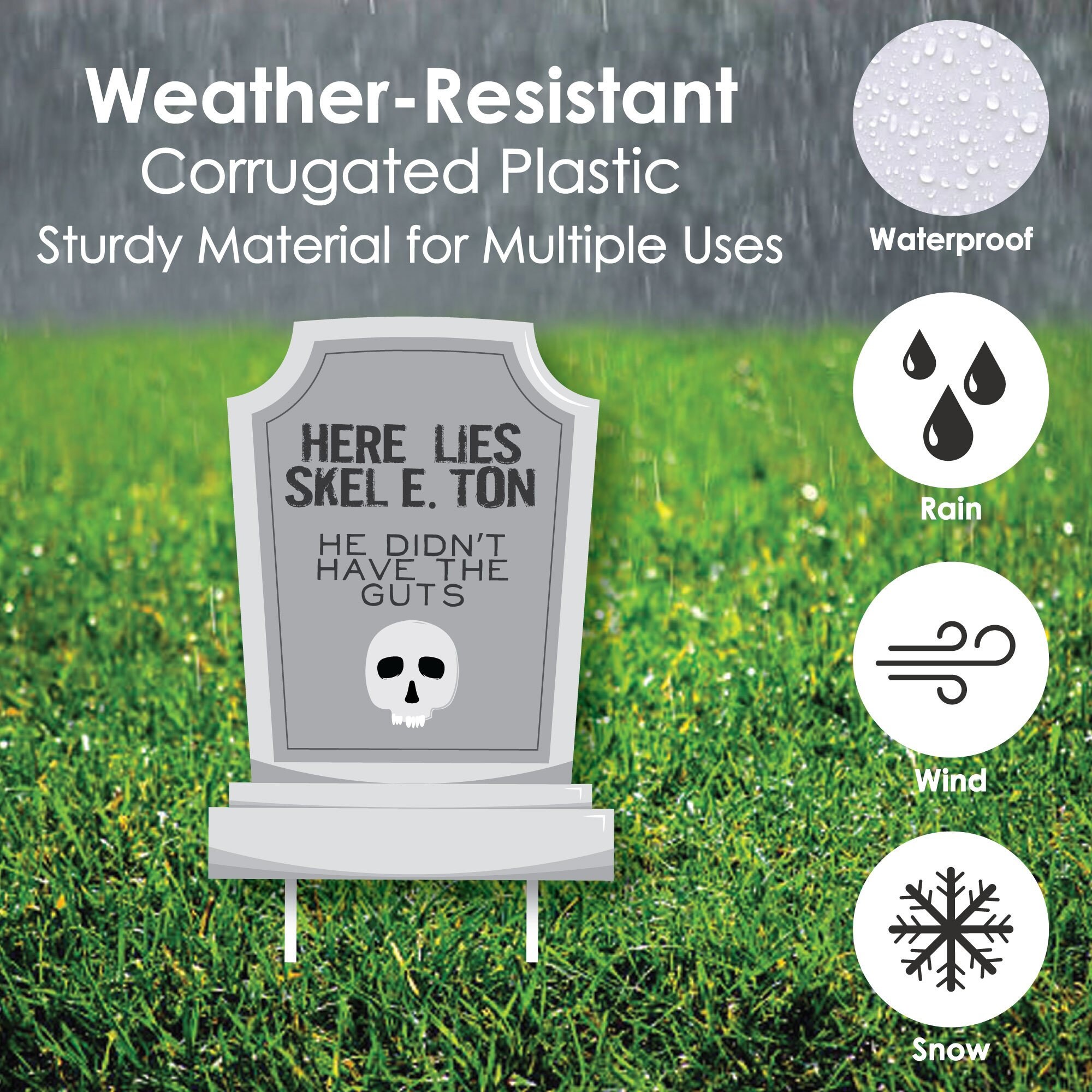 Lápidas de cementerio Letrero de patio y decoraciones de - Etsy México