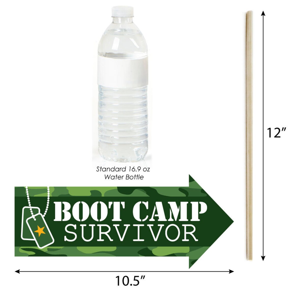 Camo Hero Photo Booth Props Army Military Camouflage Party - Etsy