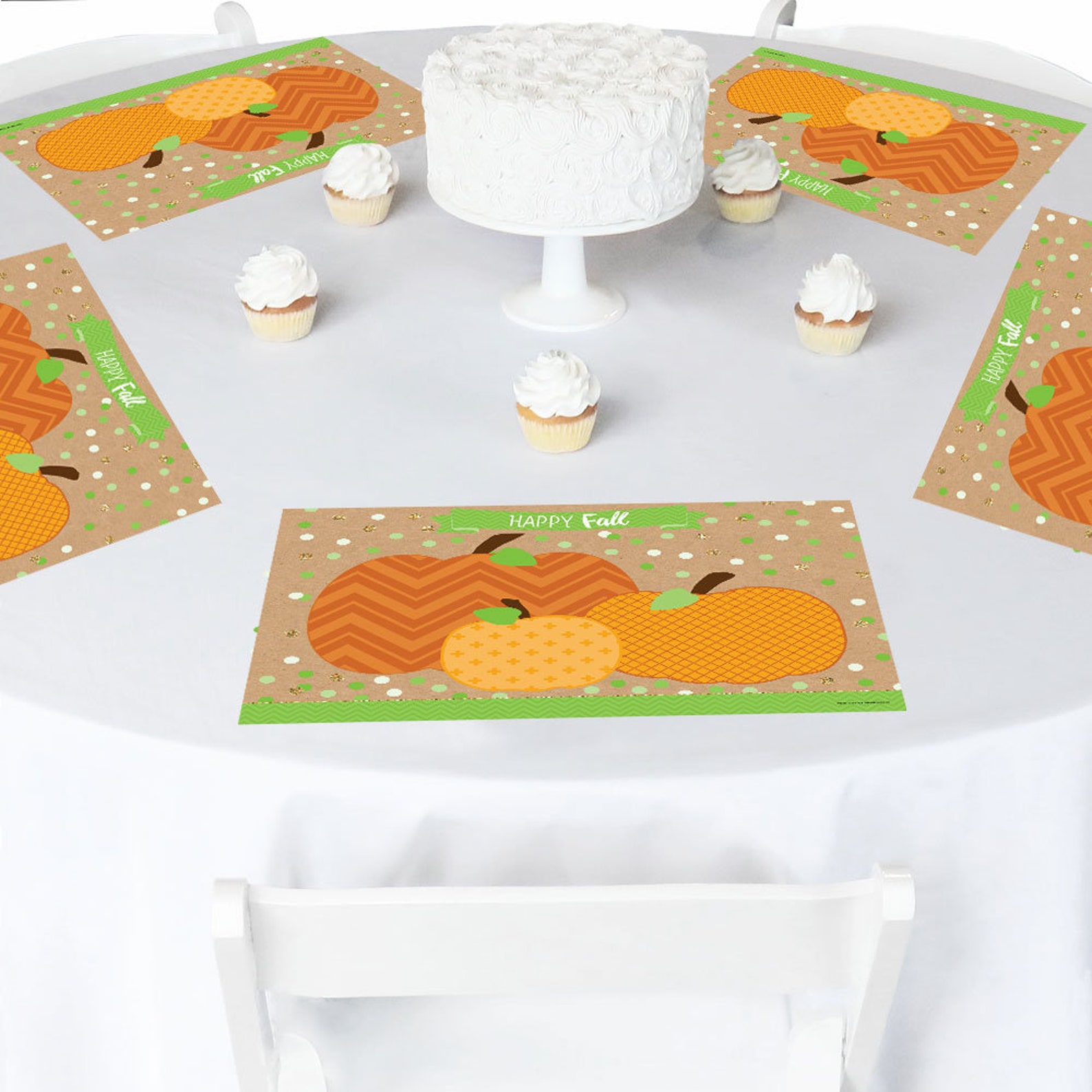 Pumpkin Patch - Paper Fall, Halloween, or Thanksgiving Party Coloring ...