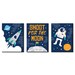 Blast off to Outer Space - Rocket Ship Nursery & Home Décor - 7.5” X 10 ...