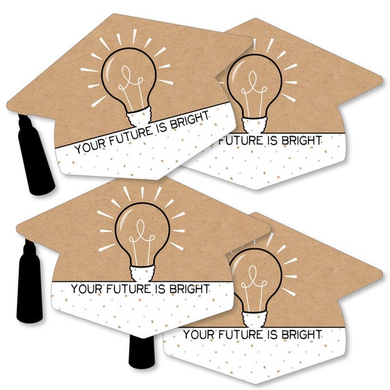 Bright Future - Grad Cap Decorations DIY Graduation Party Essentials ...