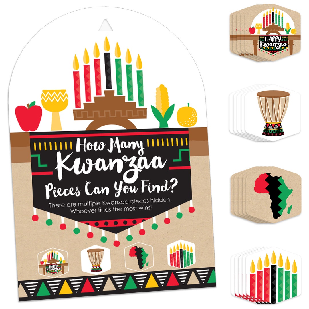 Happy Kwanzaa - African Heritage Holiday Party Scavenger Hunt - 1 Stand ...