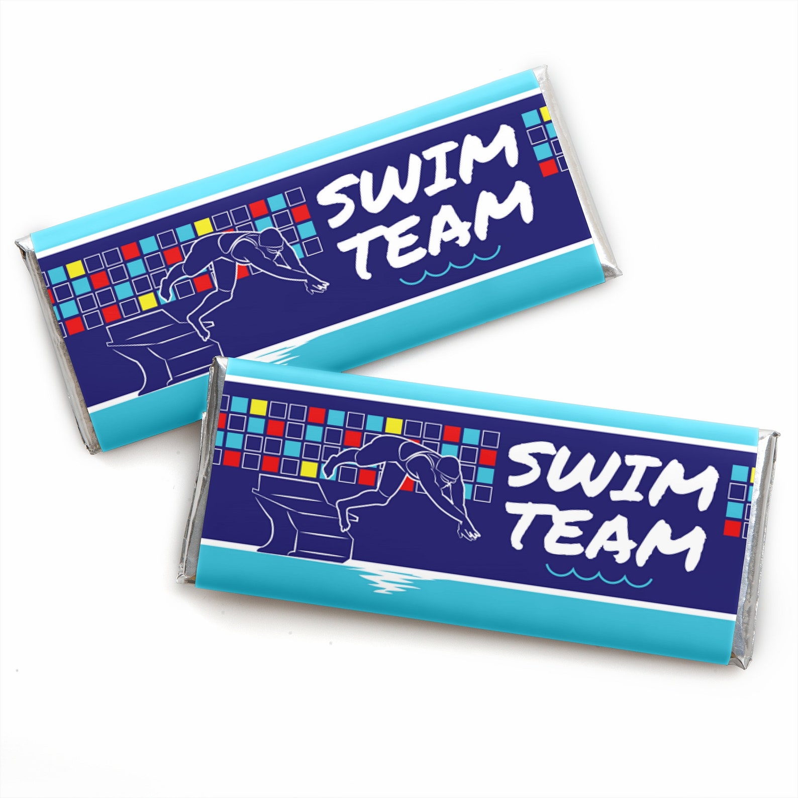 Making Waves Swim Team Candy Bar Wrapper Swimming Party or - Etsy