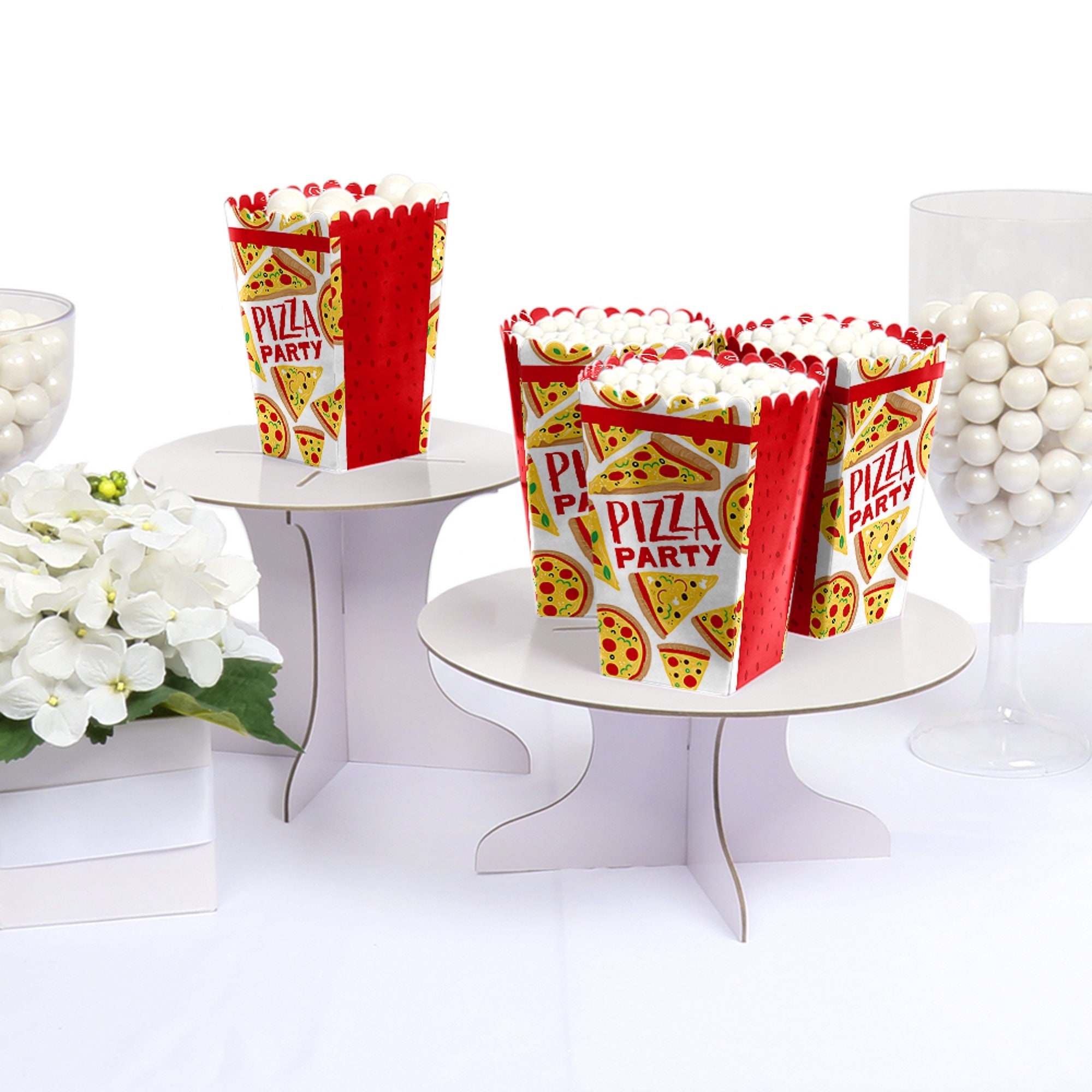 Pizza Party Time Baby Shower or Birthday Party Favor Popcorn | Etsy