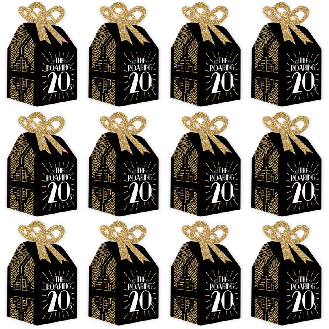Roaring 20s Square Favor Gift Boxes 1920s Art Deco Jazz - Etsy