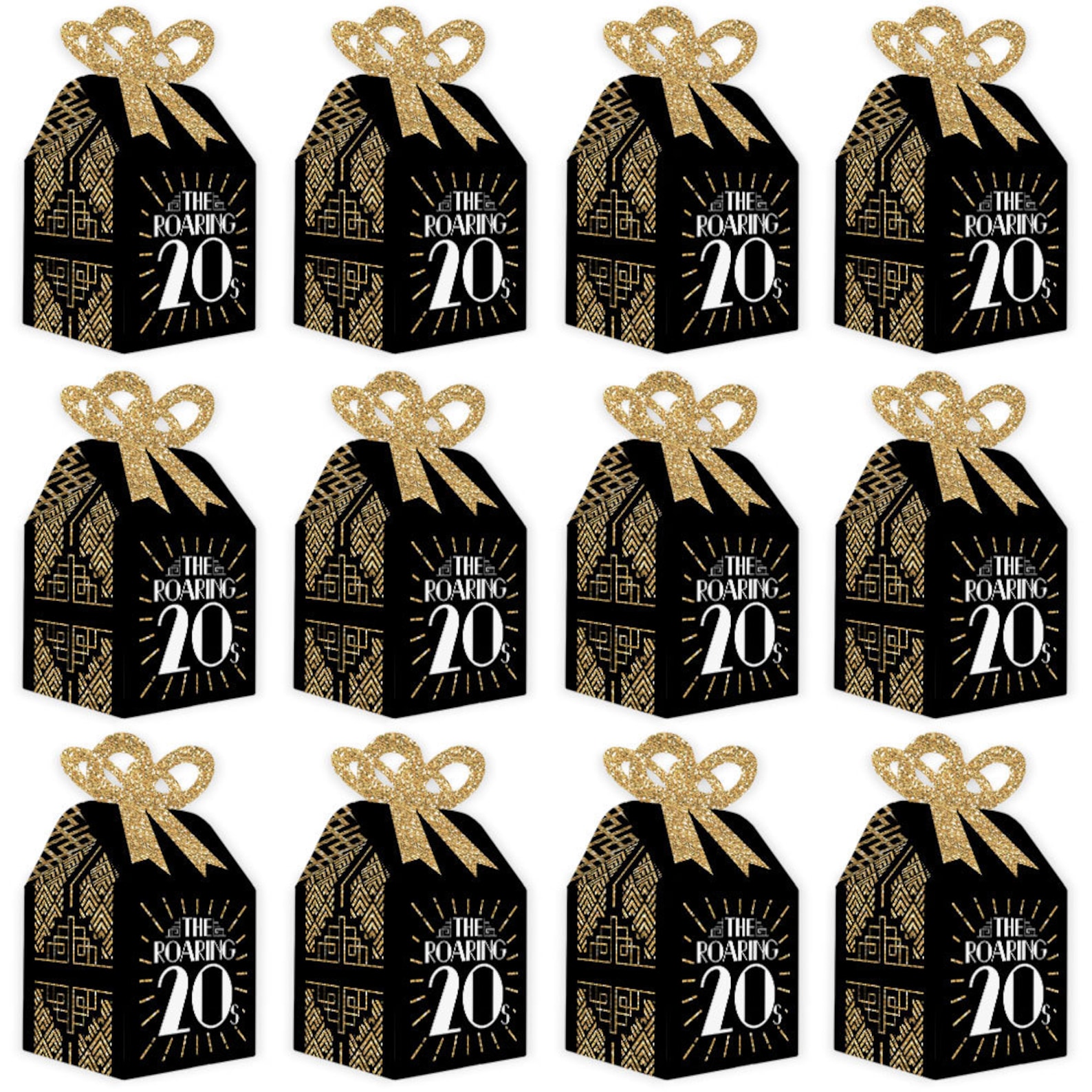 Roaring 20s Square Favor Gift Boxes 1920s Art Deco Jazz - Etsy