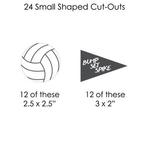 Bump, Set, Spike - Volleyball - Baby Shower or Birthday Party DIY ...