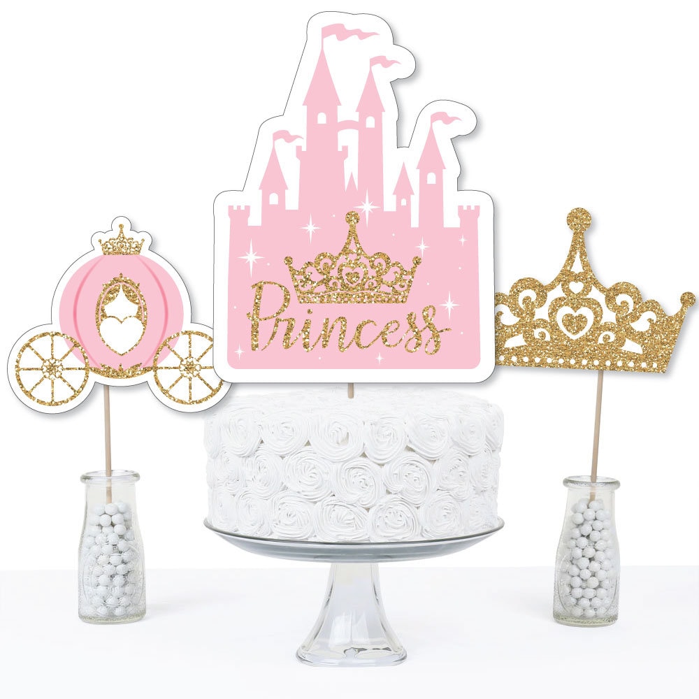 Little Princess Crown Centerpiece Sticks Princess Baby | Etsy