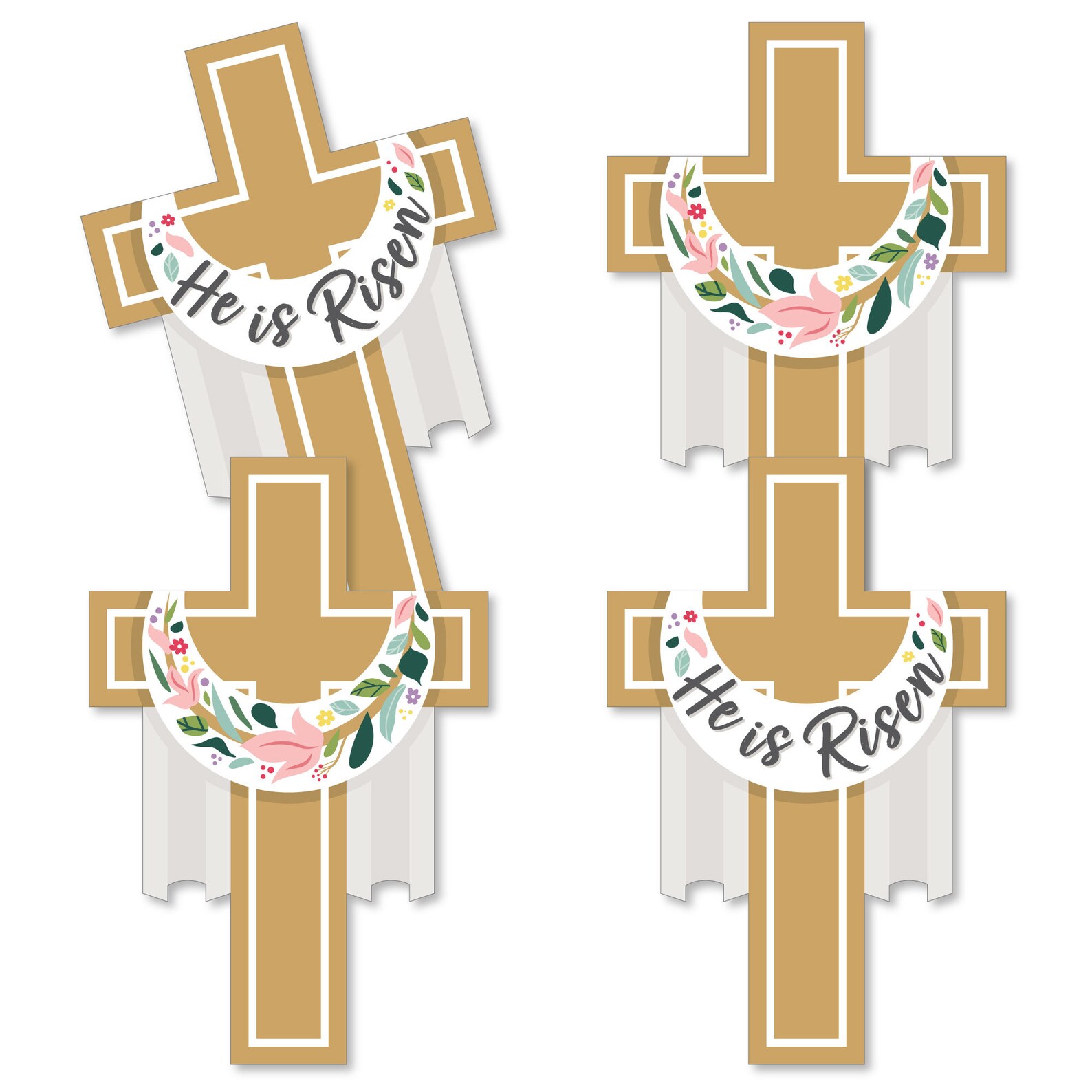 Religious Easter Cross Decorations DIY Christian Holiday - Etsy
