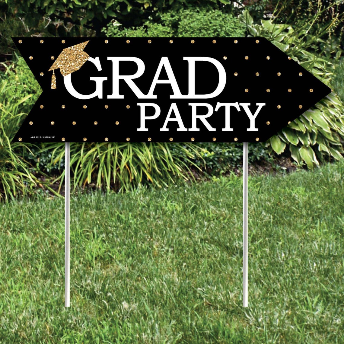 Graduation Party Arrows Double Sided Outdoor Yard Sign - Etsy