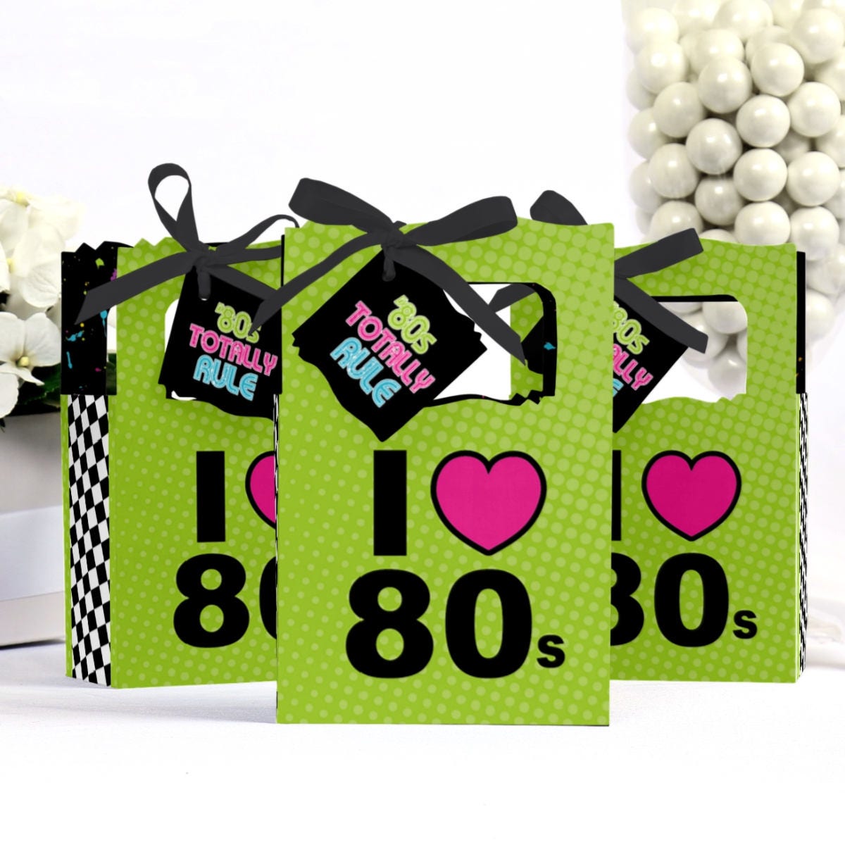 80's Retro Totally 1980's Party Favor Boxes Set of - Etsy
