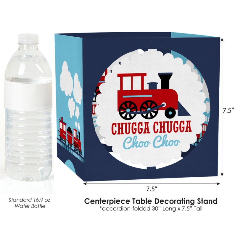 Railroad Party Crossing Centerpiece & Table Decoration Kit - Etsy