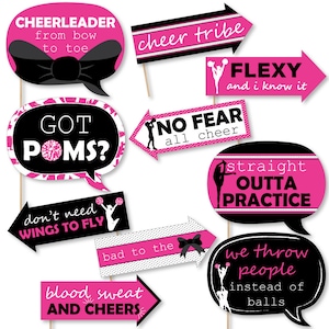 Funny We’ve Got Spirit - Cheerleading Photo Booth Props - Birthday ...