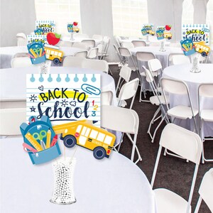 Back to School - First Day of School Classroom Decorations Centerpiece ...