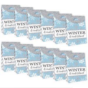 Winter Wonderland - Snowflake Holiday and Winter Wedding Gift Favor ...