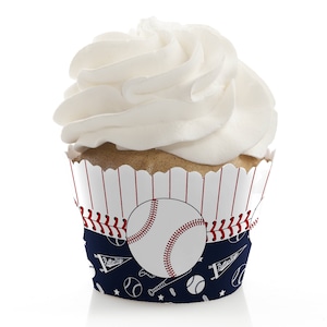 Batter up - Baseball - Baby Shower Cupcake Decorations and Supplies ...