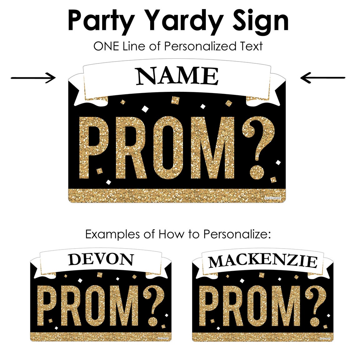 Promposal Prom Proposal Yard Sign Lawn Decorations | Etsy