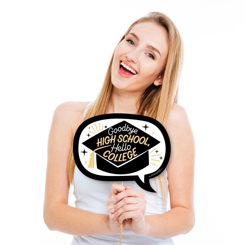 Funny Goodbye High School Hello College Graduation Party - Etsy