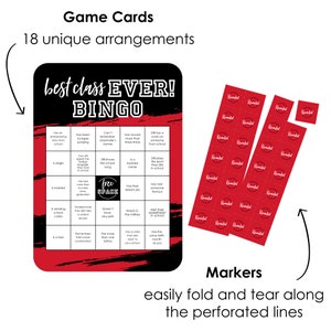 Reunited Red - Find the Classmate Bingo Cards and Markers - School ...