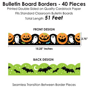 Spooky Halloween - Scalloped Classroom Decor - Bulletin Board Borders ...