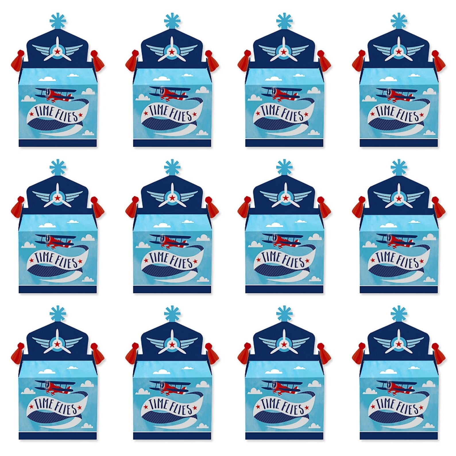 Taking Flight Airplane Treat Box Party Favors Vintage - Etsy