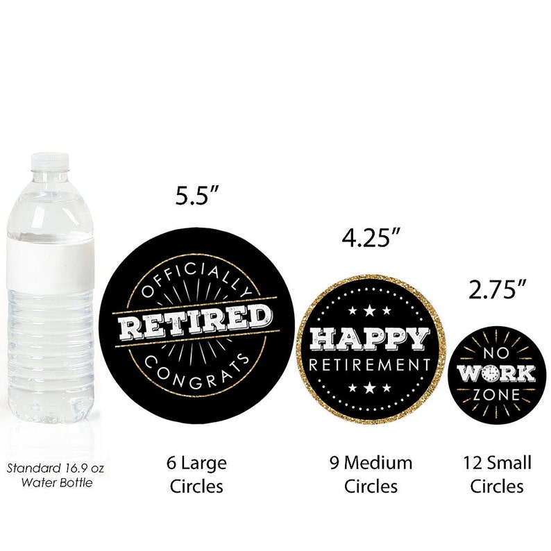 Happy Retirement Giant Circle Confetti Retirement Party | Etsy