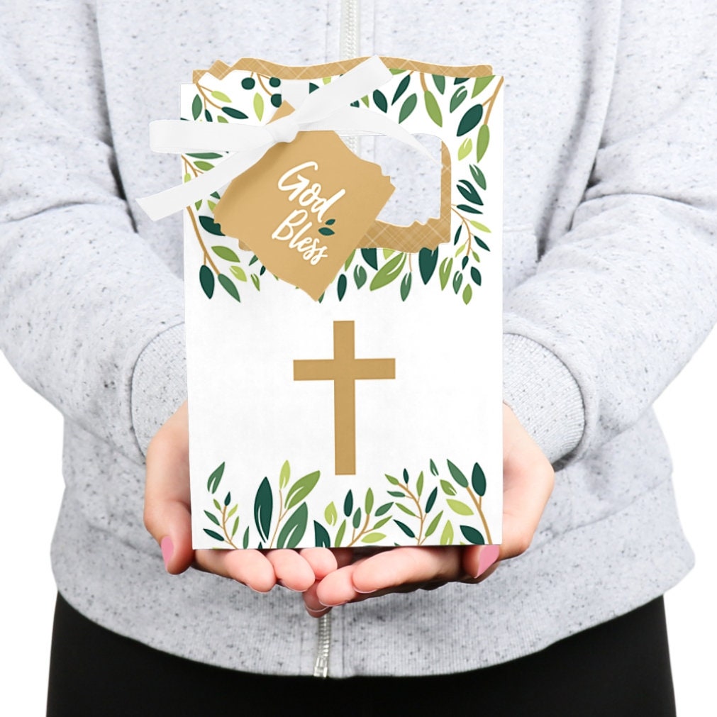 Elegant Cross Religious Party Favor Boxes Set of 12 - Etsy