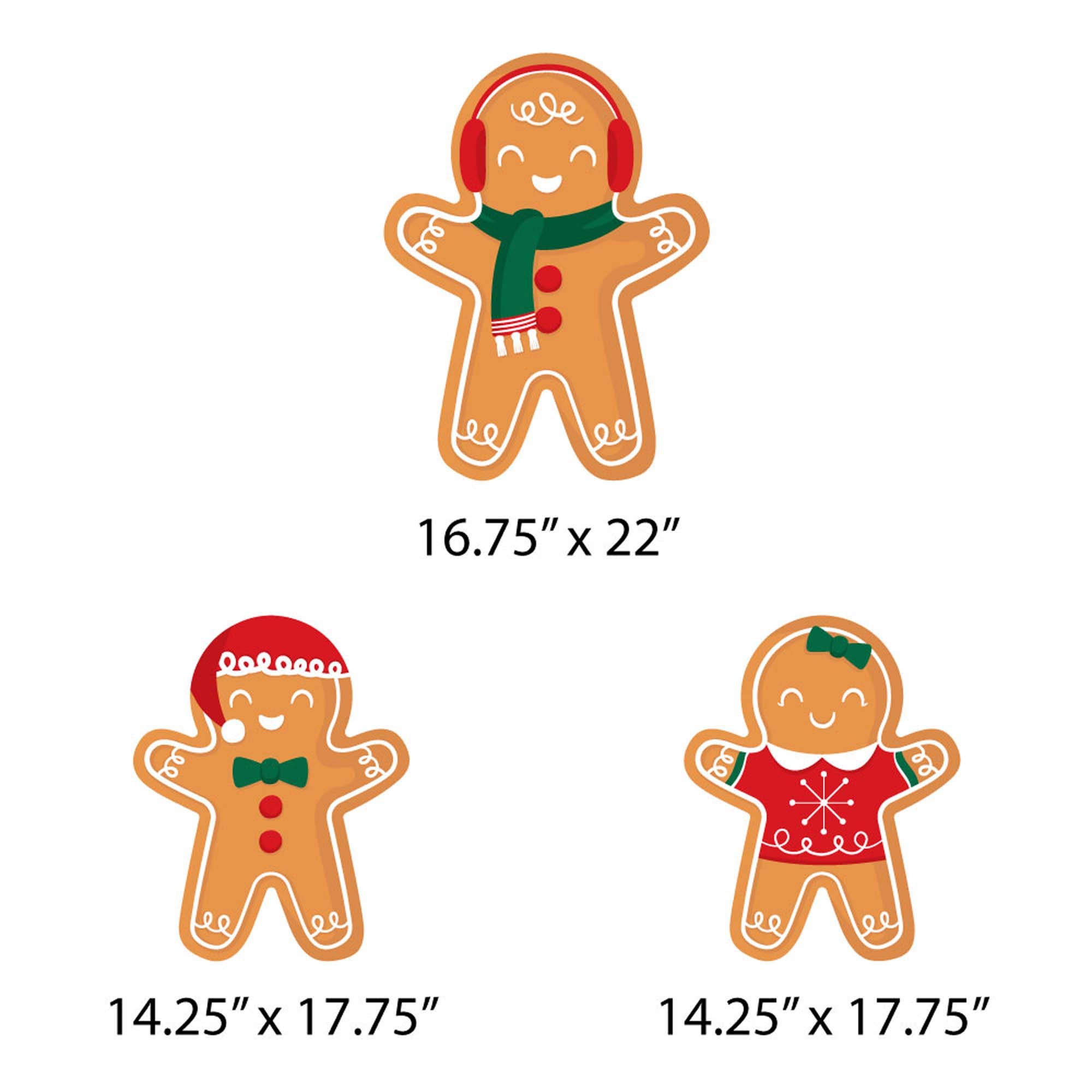 Gingerbread Christmas Outdoor Lawn Sign Decorations With - Etsy