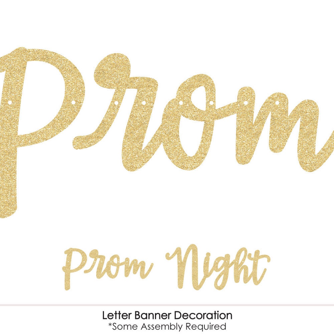 Prom Prom Night Party Letter Banner Decoration 36 Banner | Etsy