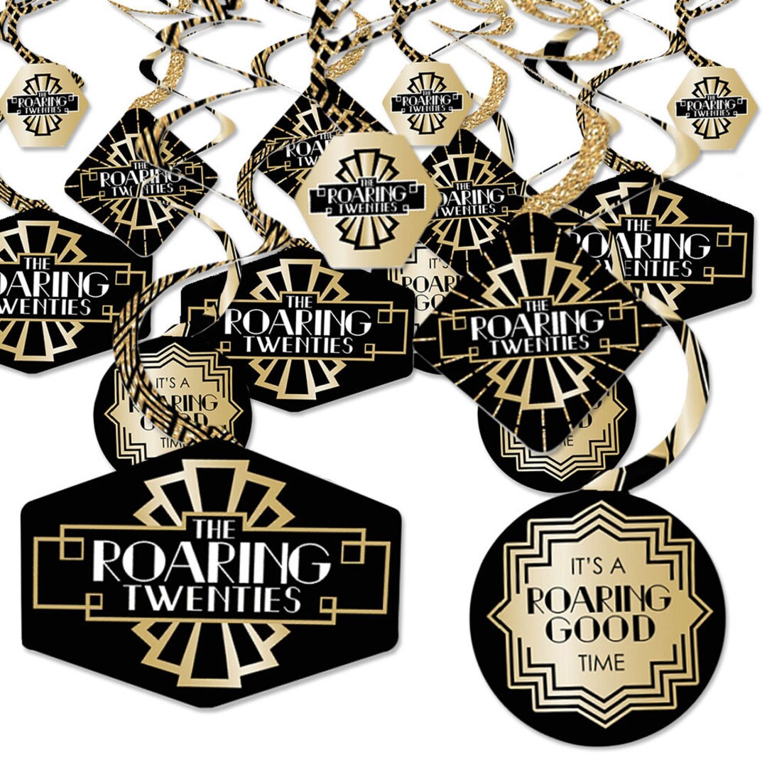 Roaring 20 S Decade Party Hanging Decorations Hanging Party Supplies