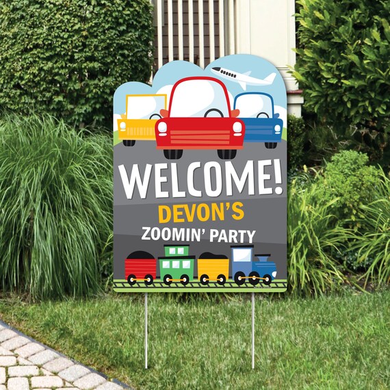 Cars, Trains, and Airplanes - Party Decorations - Transportation ...