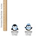 Winter Penguins - DIY Shaped Holiday and Christmas Party Cut-outs - 24 ...