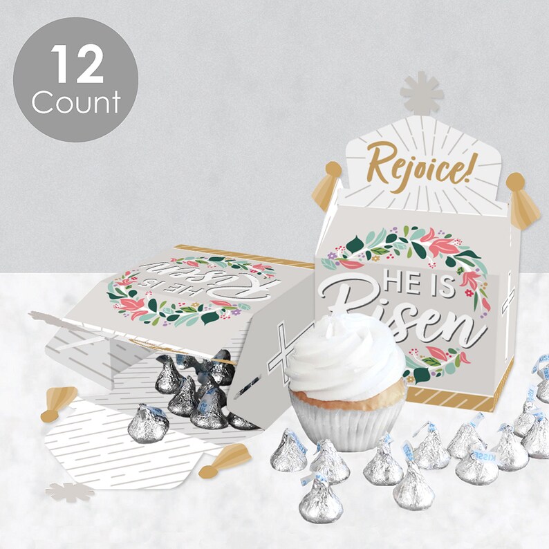 Religious Easter Treat Box Party Favors Christian Holiday - Etsy