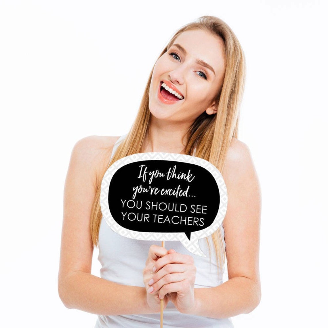 Funny Graduation Photo Booth Props - Black and White Grad - Best is yet ...
