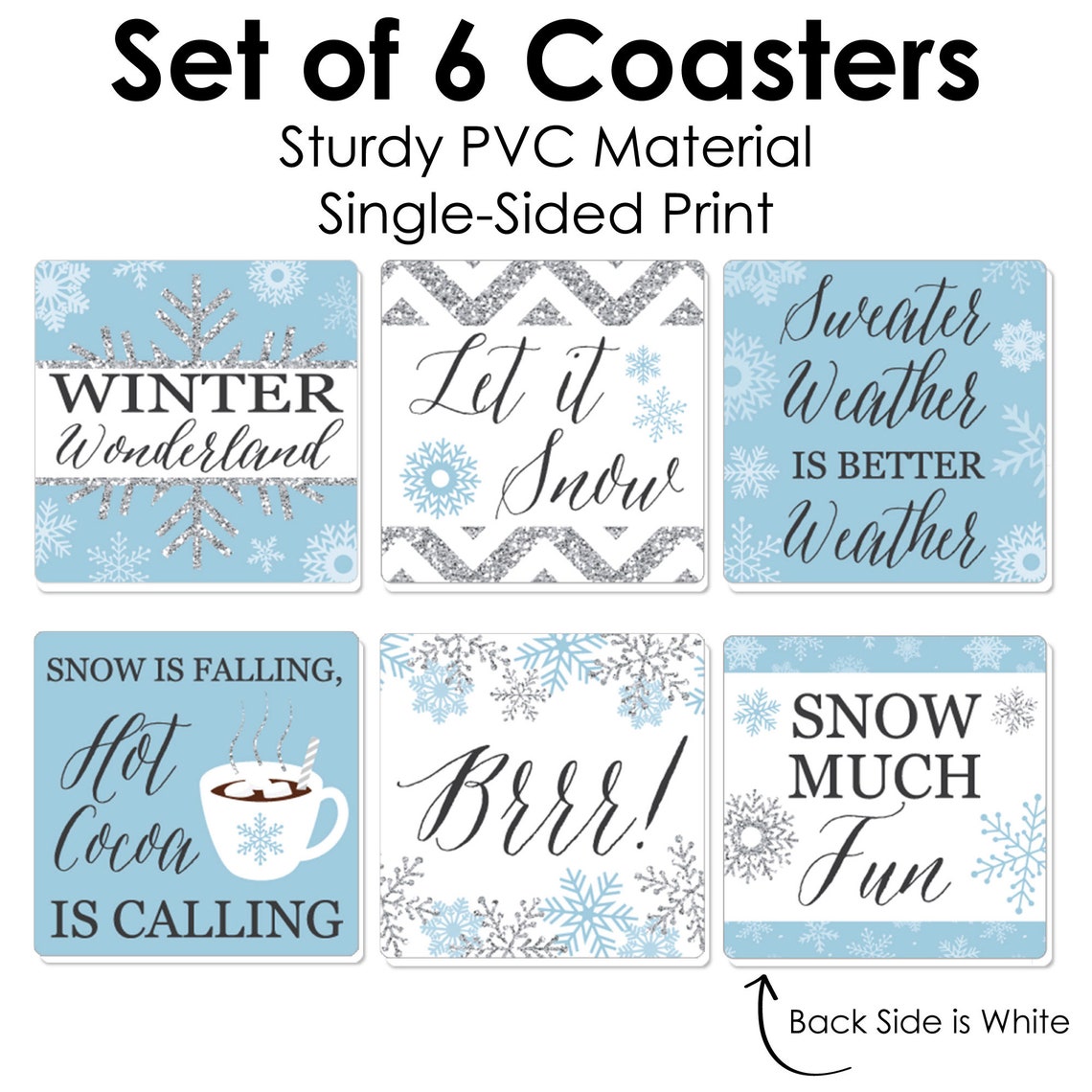 Winter Wonderland Snowflake Holiday Party and Winter Wedding - Etsy