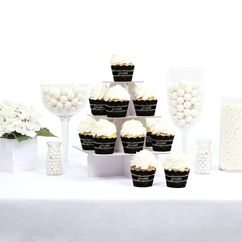 Prom Cupcake Wrappers Prom Night Cupcake Party Supplies - Etsy