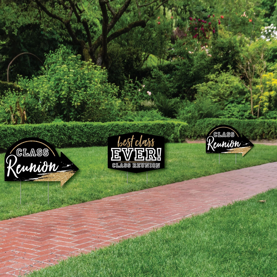 Reunited School Class Reunion Party Yard Sign With Stakes - Etsy
