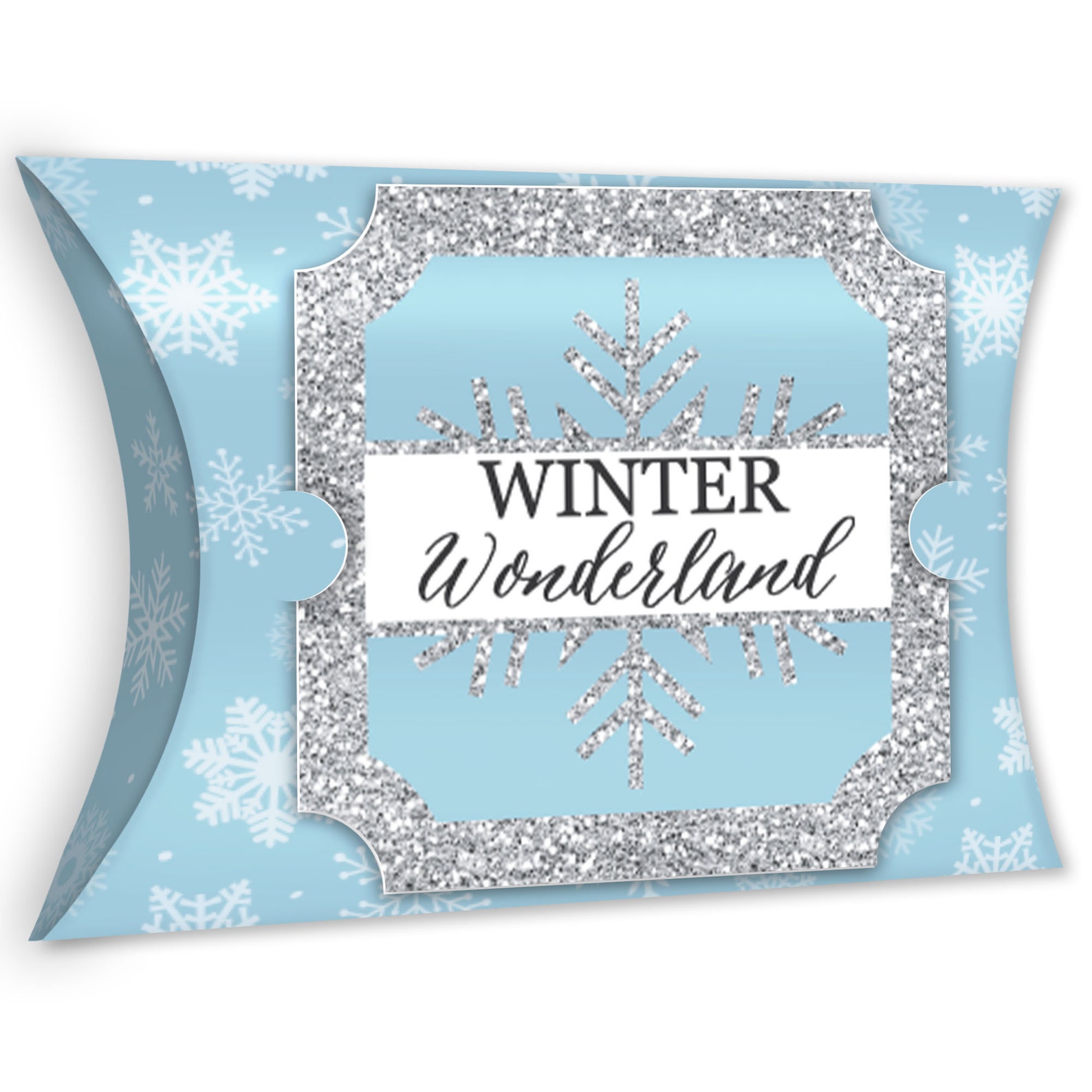 Winter Wonderland Favor Gift Boxes Snowflake Holiday Party - Etsy