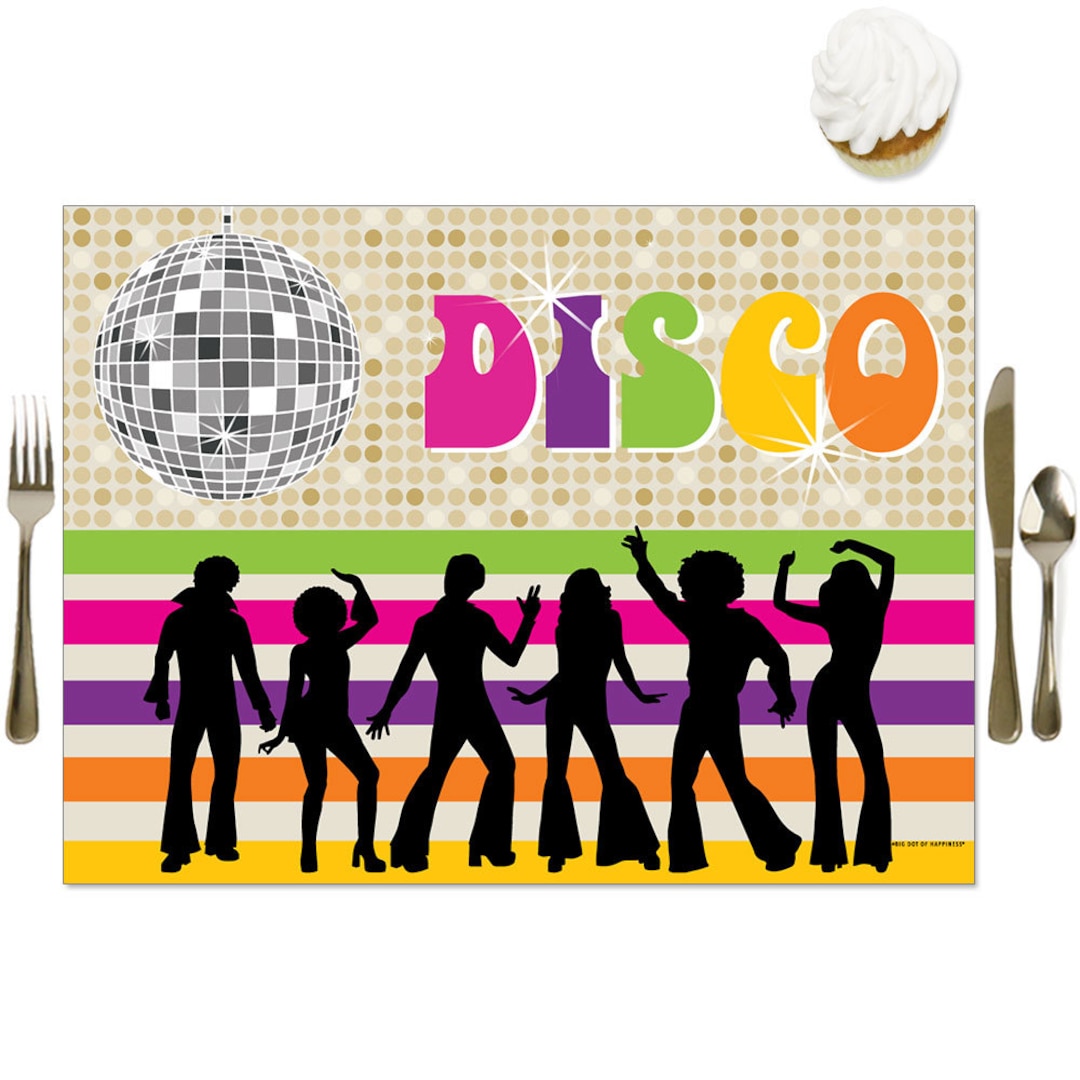 70’s Disco - Party Table Decorations - 1970s Disco Fever Party ...