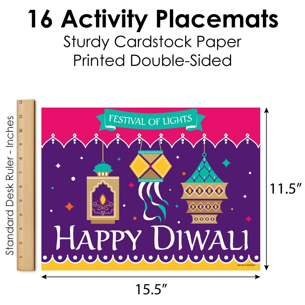 Happy Diwali Paper Festival of Lights Party Coloring Sheets | Etsy