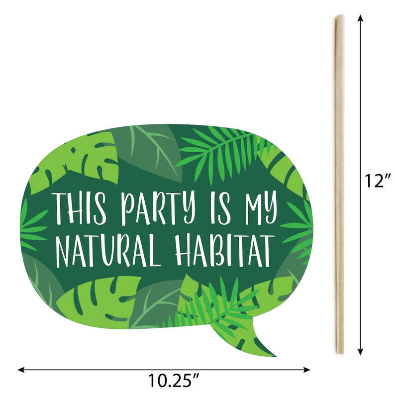 Funny Jungle Party Animals Photo Booth Props Birthday Photo - Etsy
