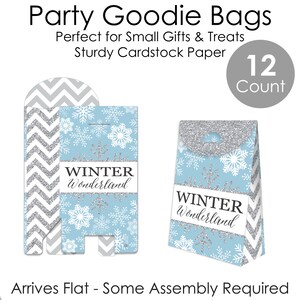Winter Wonderland - Snowflake Holiday and Winter Wedding Gift Favor ...